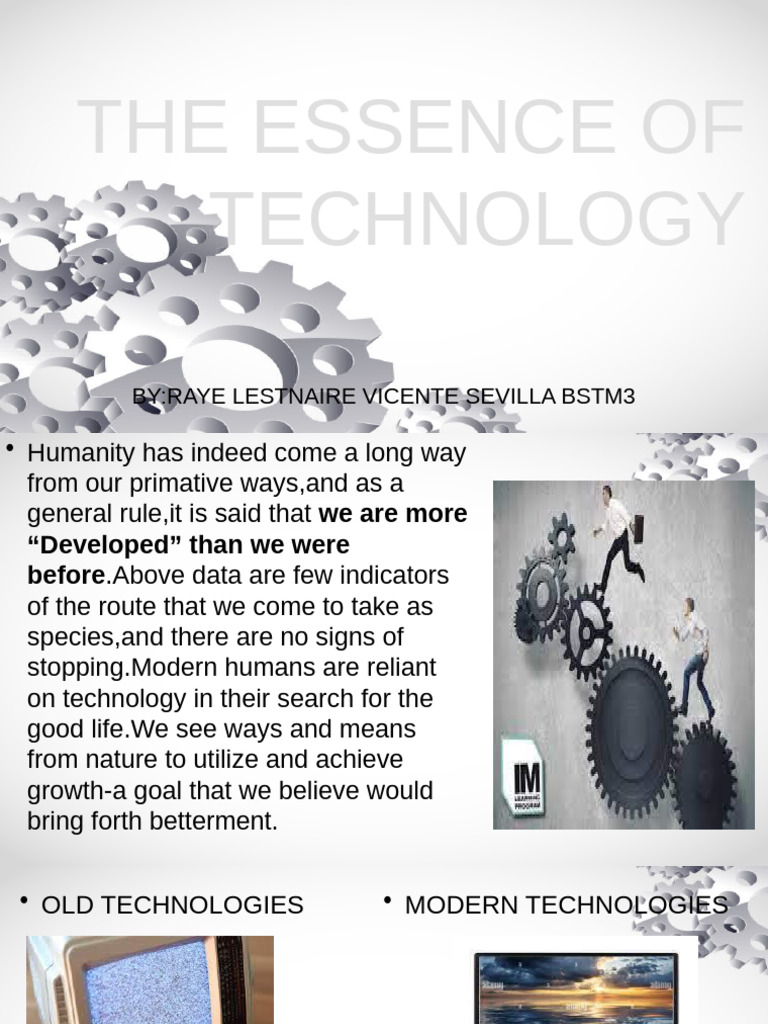 The Essence of Technology | PDF