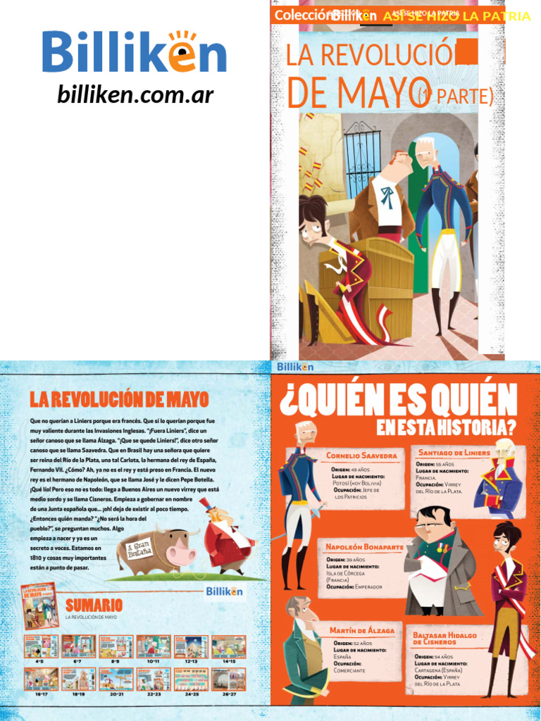 Revolucion de Mayo-Cuadernillo 1-Billiken | PDF