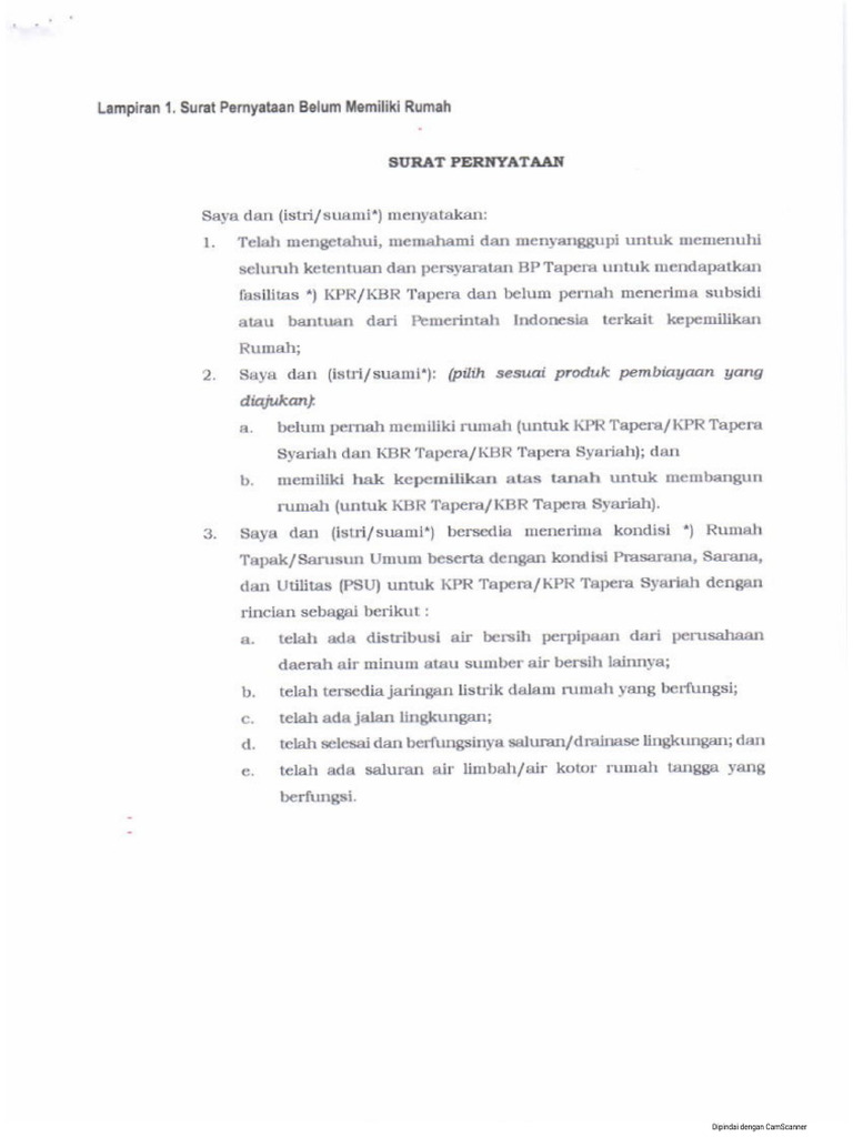 Lampiran Tapera | PDF