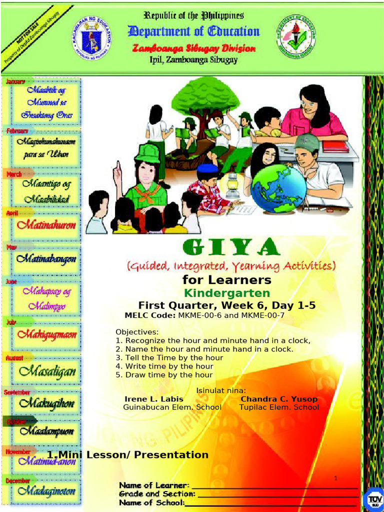 Kinder Q4 W6 Final | PDF