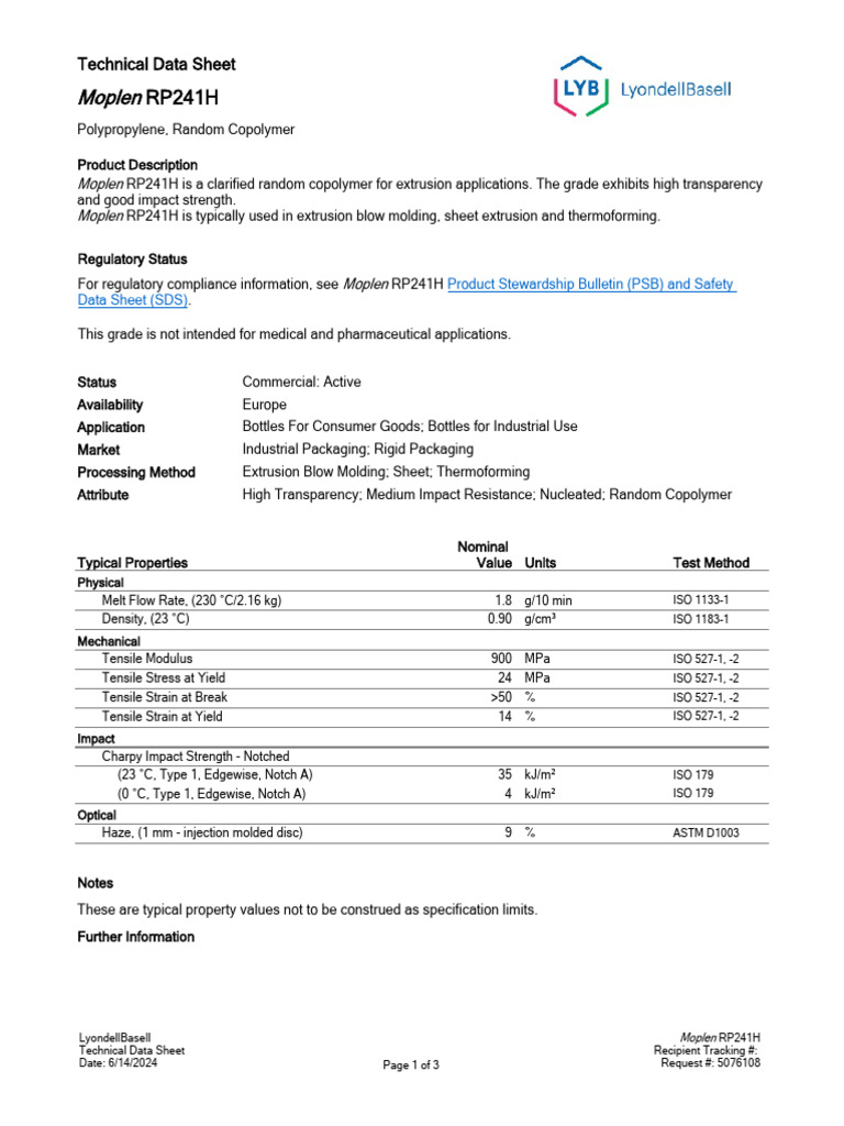 Technical Data Sheet (1) Ewfewfwef | PDF