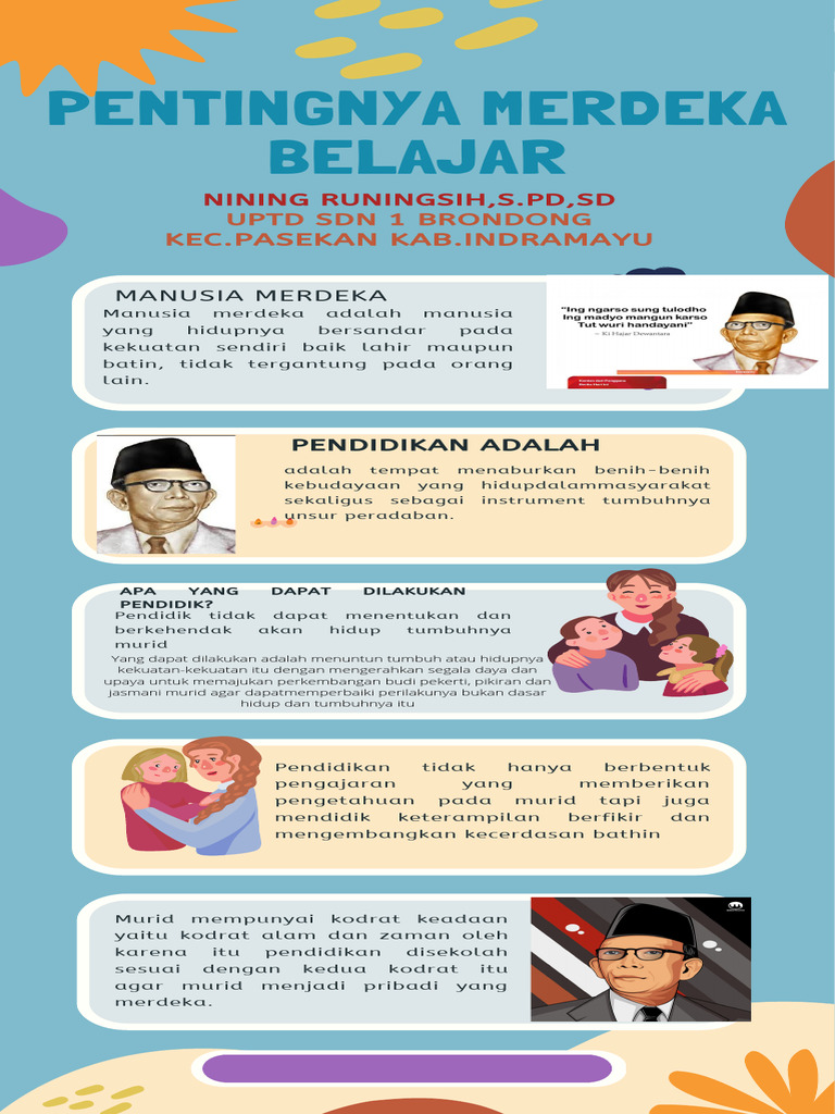 INFOGRAFIS TOPIK 1 Bu Nining | PDF