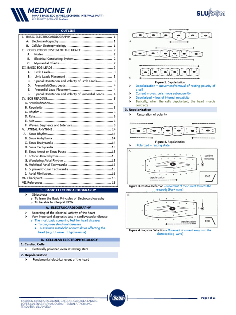 (MED 2) P.04A Disorders of Rhythm (Part 1) | PDF