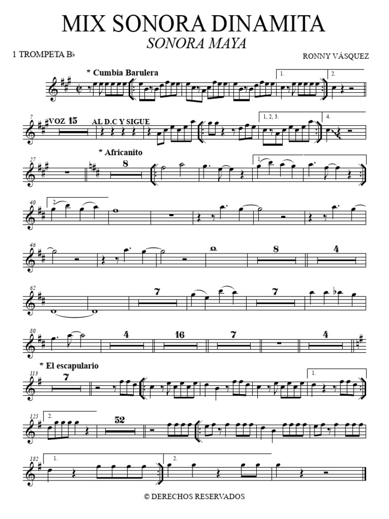 1 TROMPETA Mix Sonora Maya | PDF