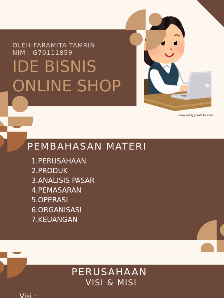Cokelat Krem Minimalis Strategi Bisnis Presentasi | PDF