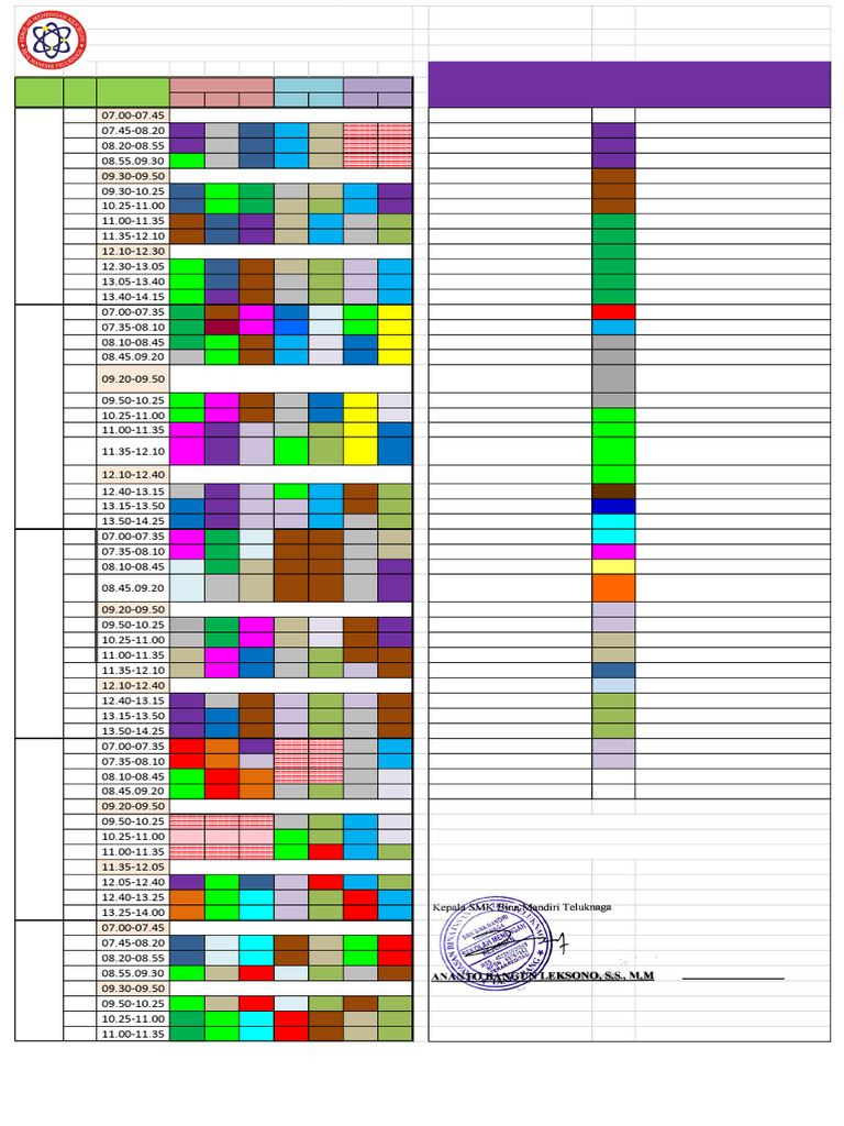 Jadwal KBM Aktif 24 Juli 2024 | PDF