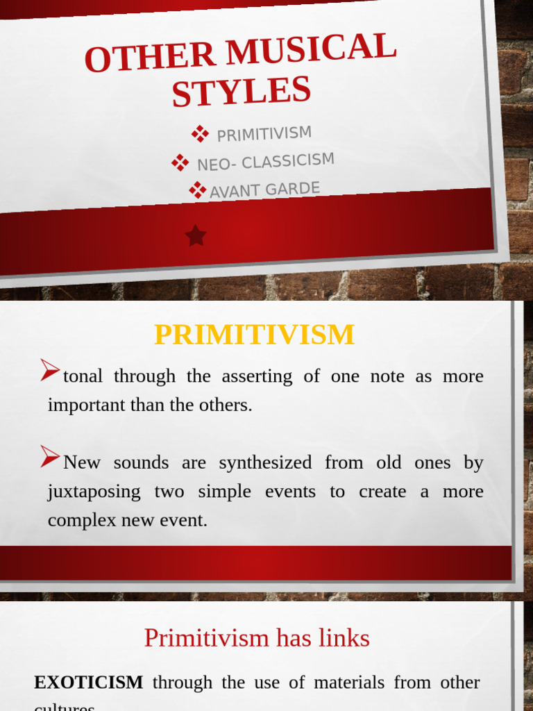 Other Musical Styles | PDF