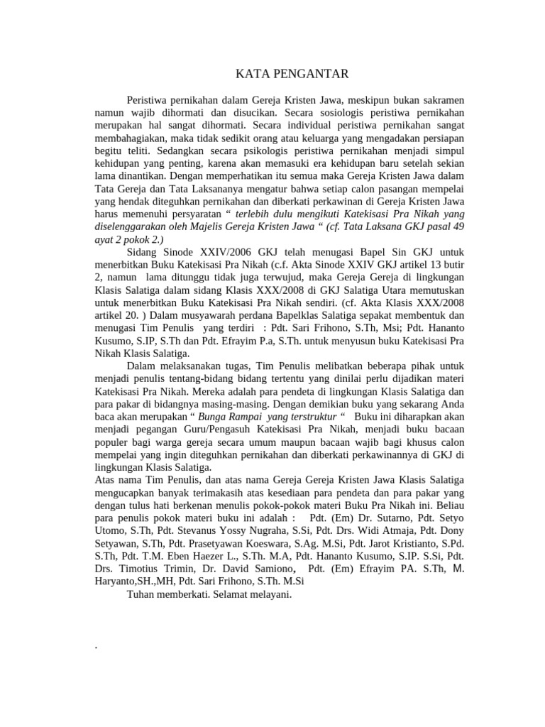 Buku Pra Nikah | PDF