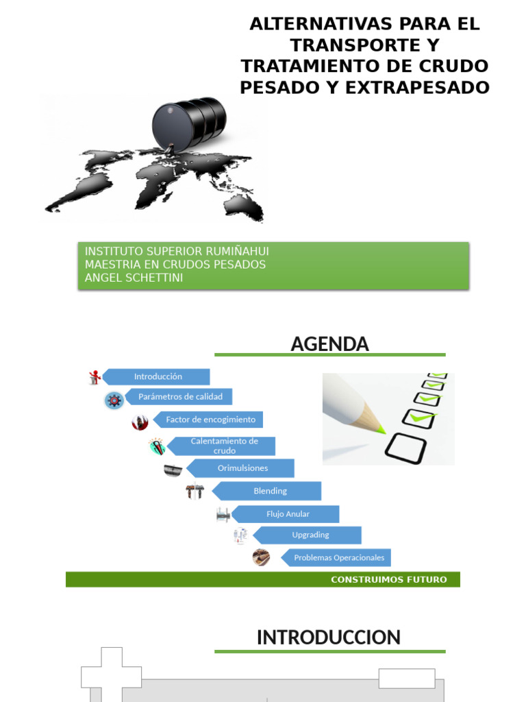 Transporte de Crudo Extra Pesado | PDF | Petróleo | Gasolina