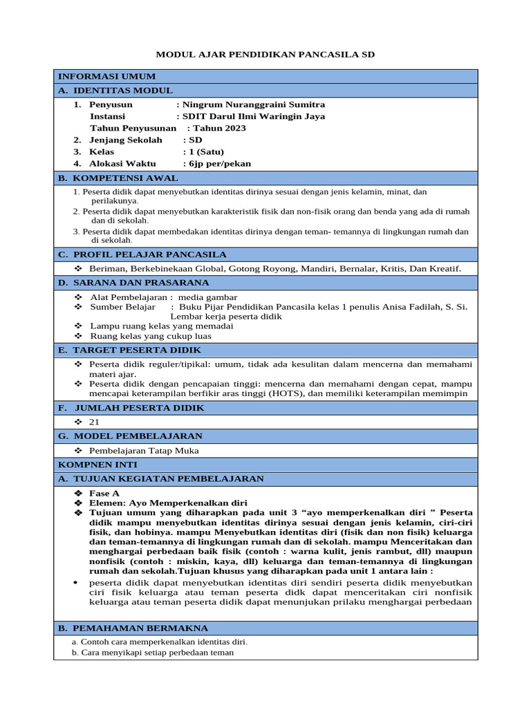 Bab 3 Pend. Pancasila | PDF