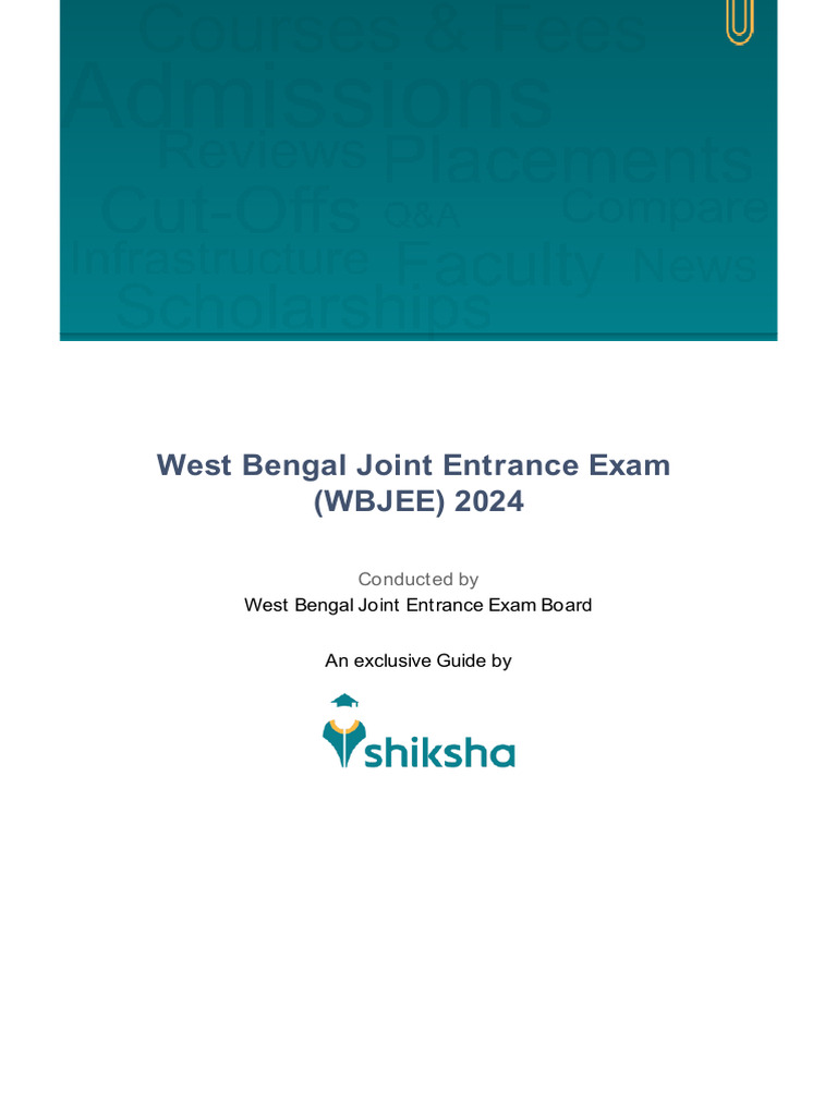 WBJEE 2024 Result Guide | PDF | Standardized Tests | Student Assessment ...
