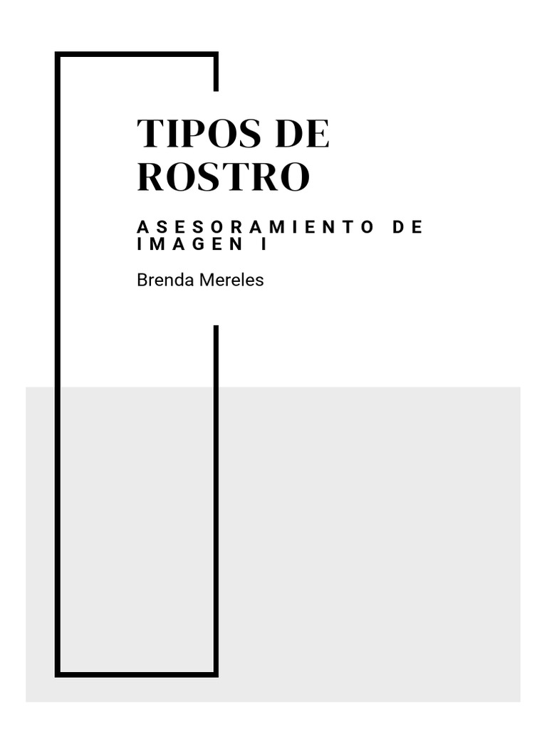Tipos de Rostro | PDF