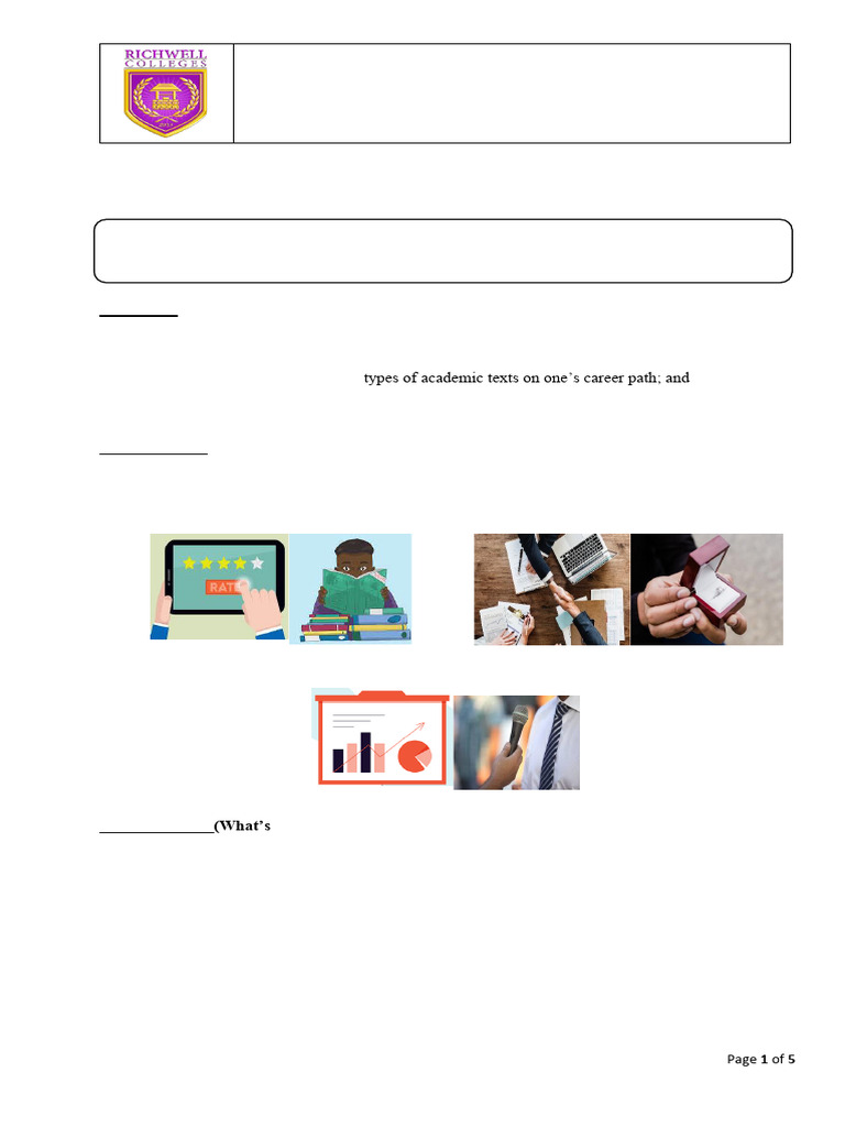 Eapp - Lesson 2 | PDF | Thesis | Essays