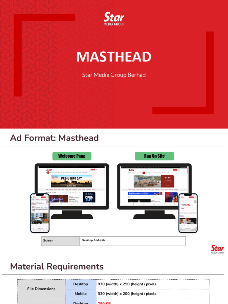 Masthead - Desktop + Mobile - 970x250 - 320x200 | PDF