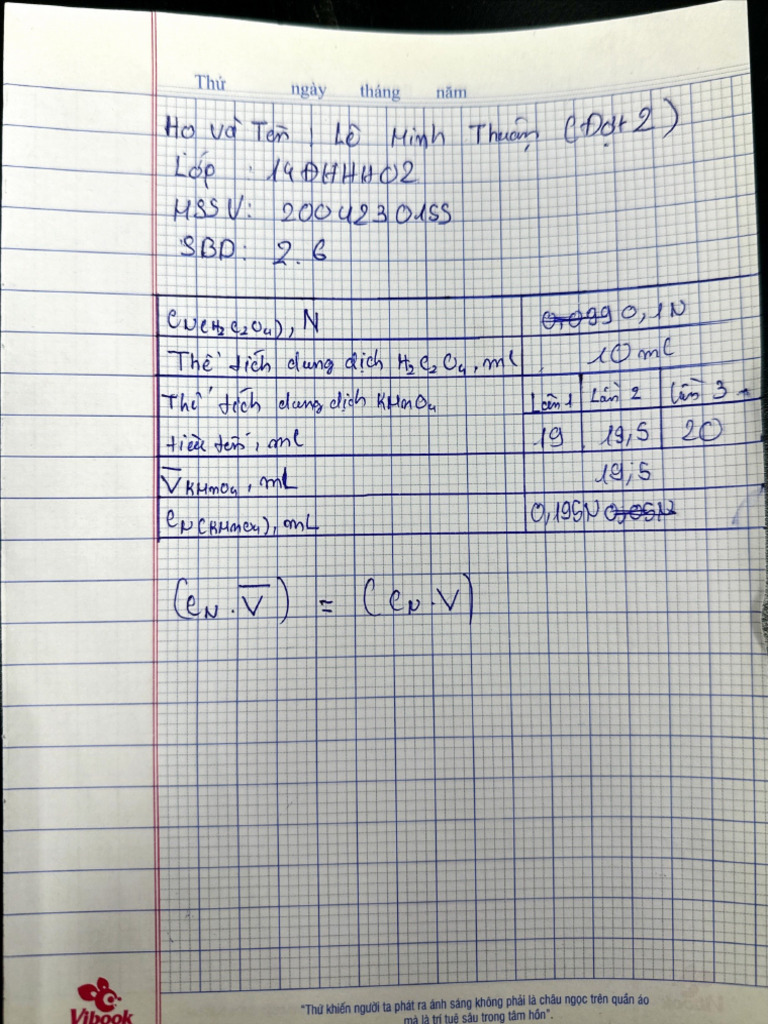 Le Minh Thuan - Dot 2 | PDF