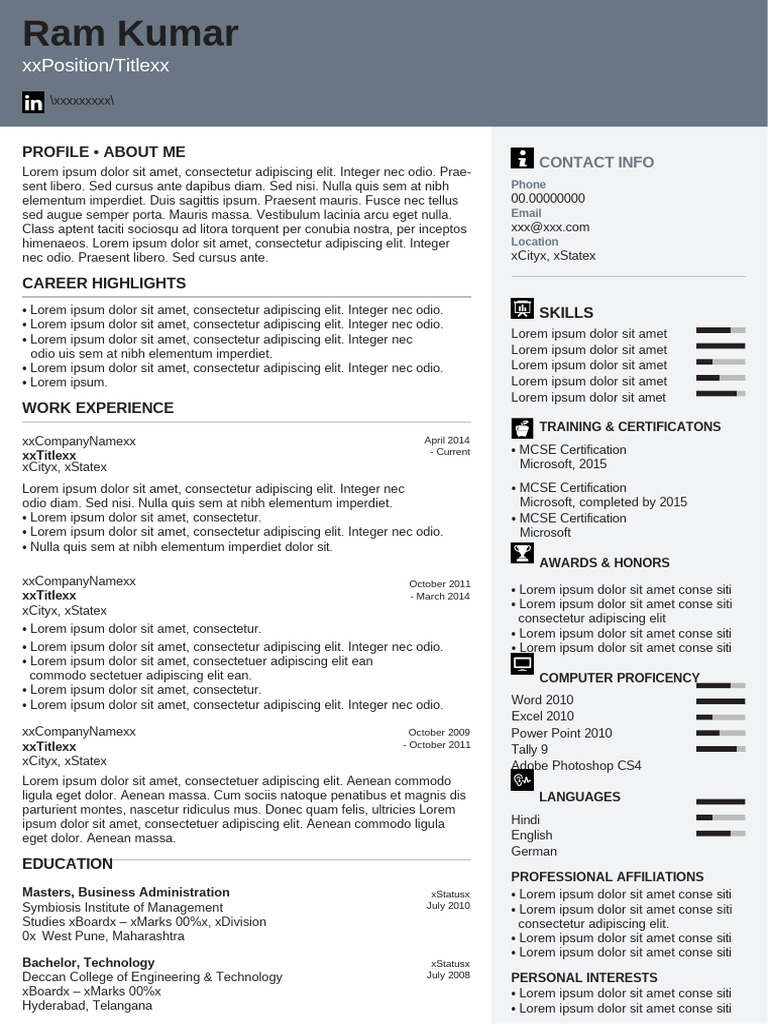 Sample Crack of Dawn Resume | PDF | Business