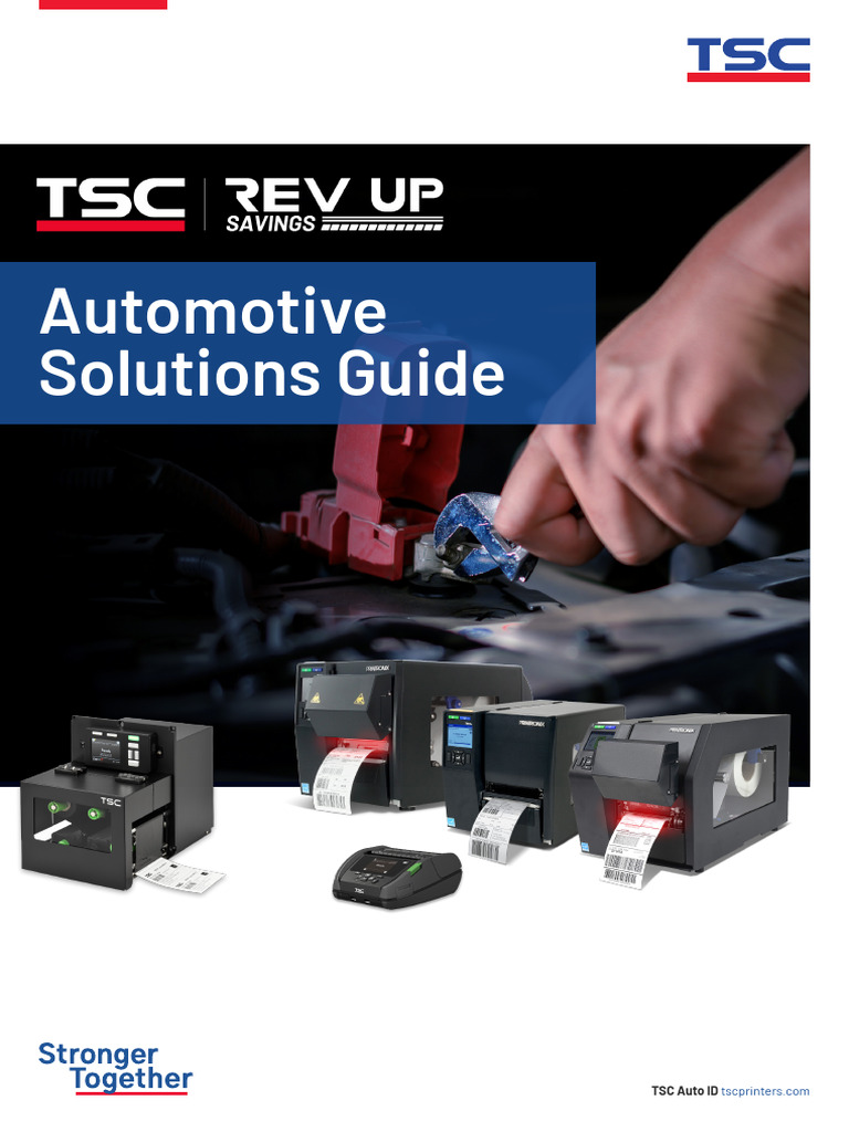 BROSUR TSC Auto Id Automotive Solutions Guide 2024 | PDF