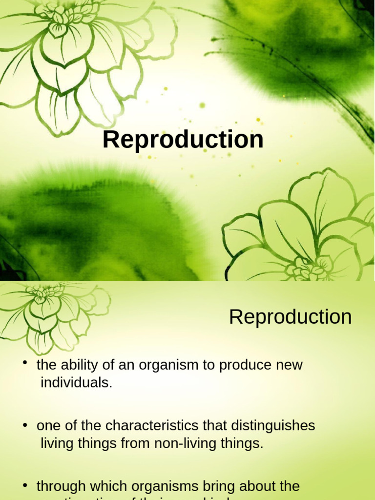 Asexual and Sexual Reproduction FINAL | PDF