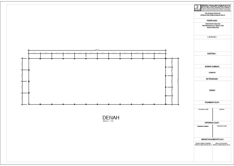 DENAH WORKSHOP | PDF