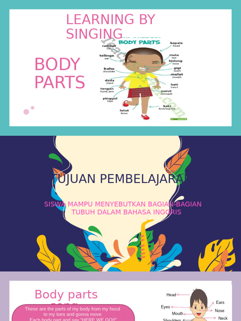 Materi - Body Parts Song | PDF