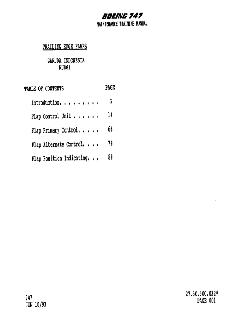 4 Trailing Edge Flaps | PDF