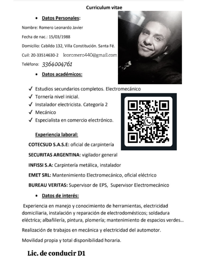 CV Romero | PDF
