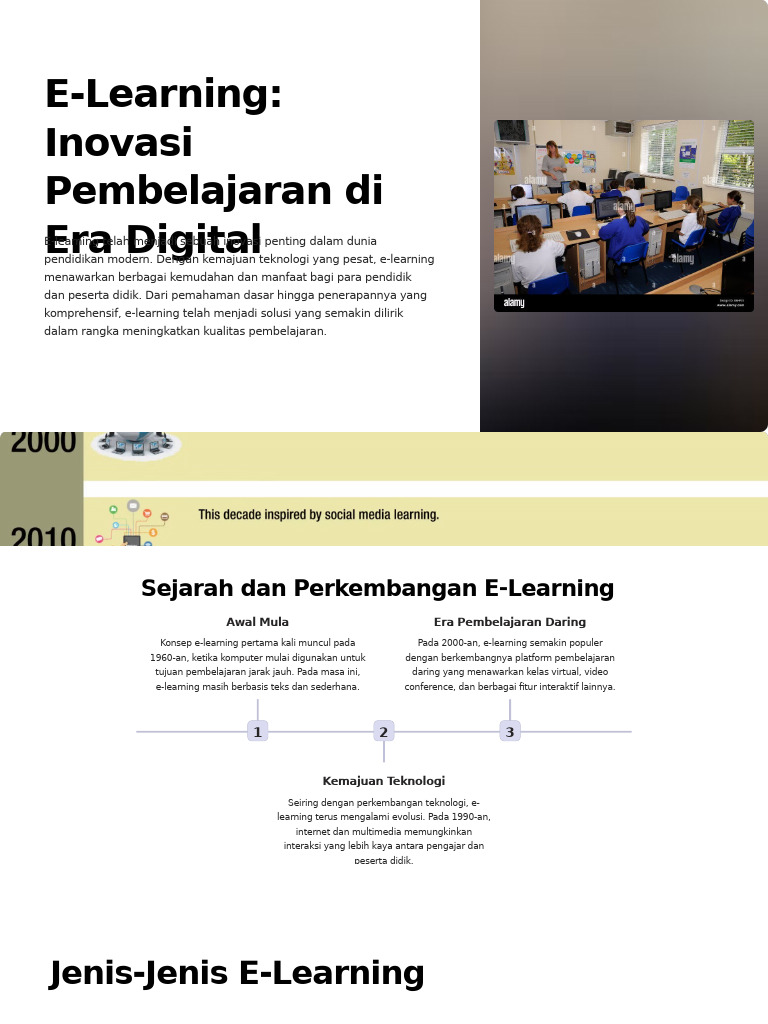 E Learning Inovasi Pembelajaran Di Era Digital | PDF