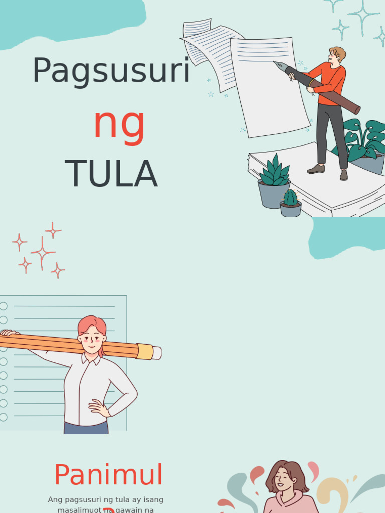 Pagsusuri NG Tula | PDF