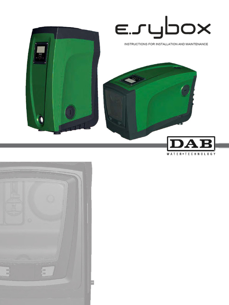 DAB E.sybox Booster Pump Manual | PDF