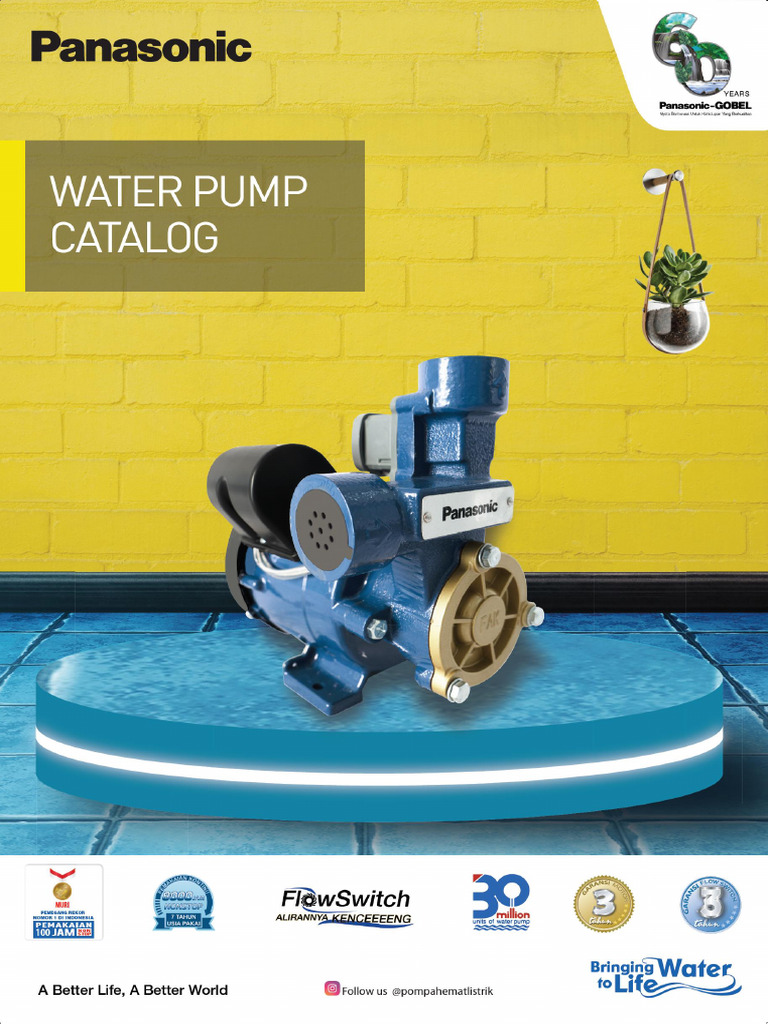 Catalog Panasonic Pompa | PDF