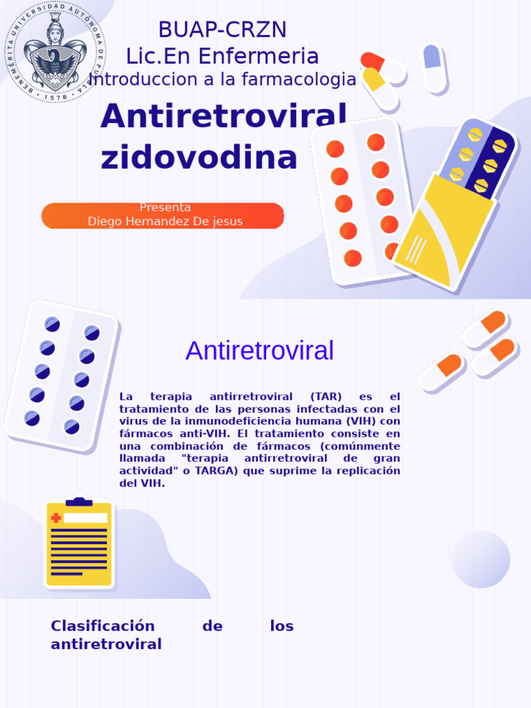 Antiretroviral Zidovodina | PDF