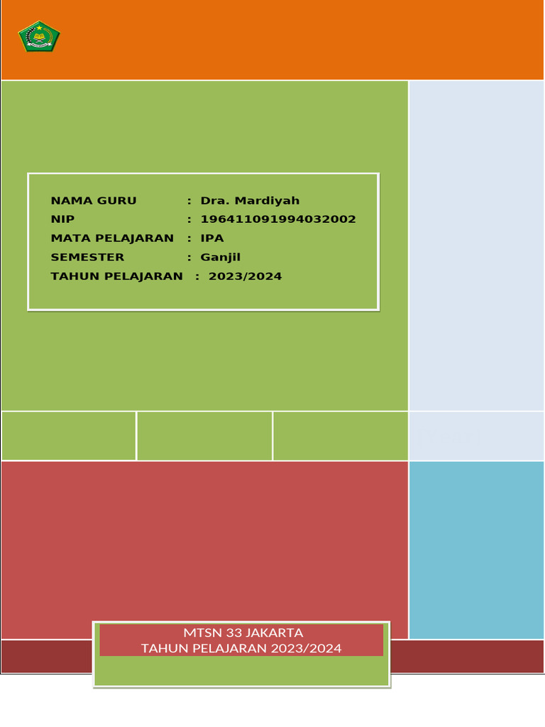 Cover Absensi Dan Nilai Uni | PDF
