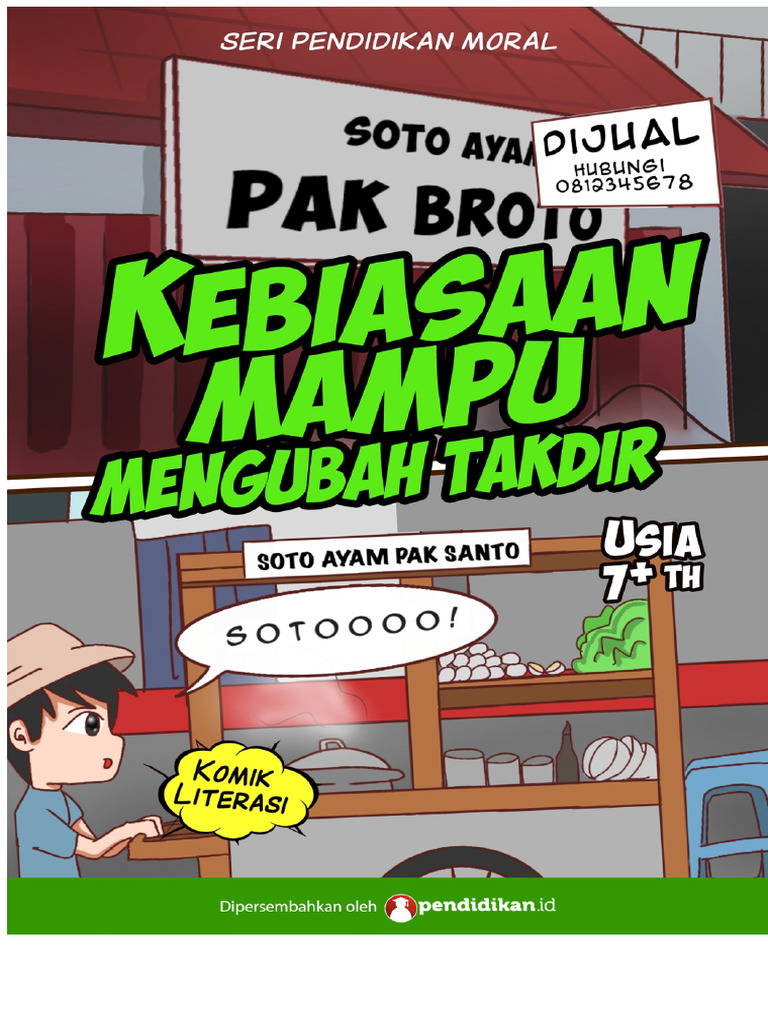 Komik Moral - Kebiasaan Mampu Mengubah Takdir (SFILE | PDF