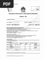 AEIS-Maths June | PDF