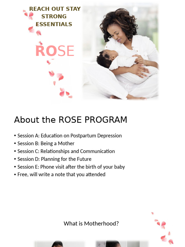 Rose Session A Powerpoint | PDF