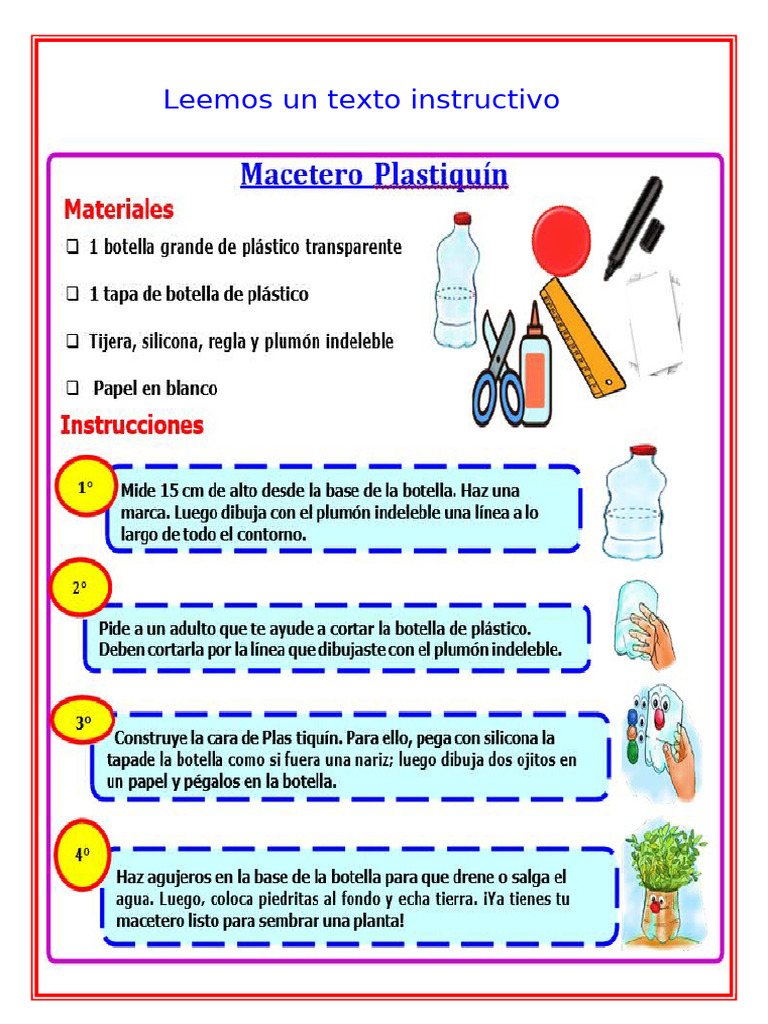 Ficha de Texto Instructivo | PDF