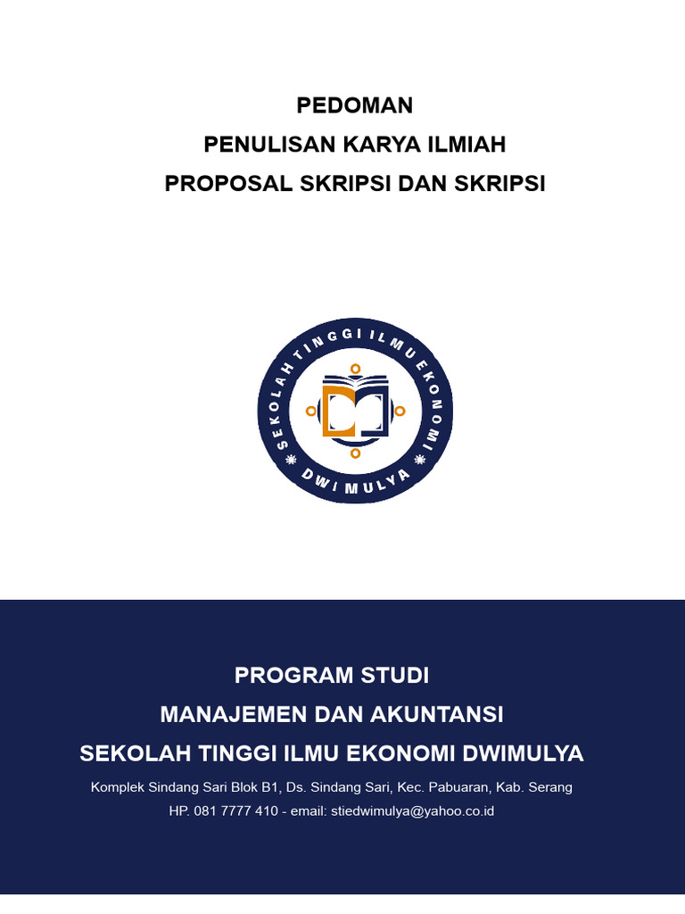 Pedoman Proposal dan Skripsi TA. 2023-2024.docx | PDF