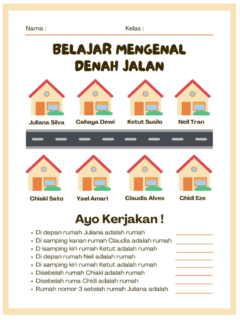 3 Mengenal Denah Jalan | PDF