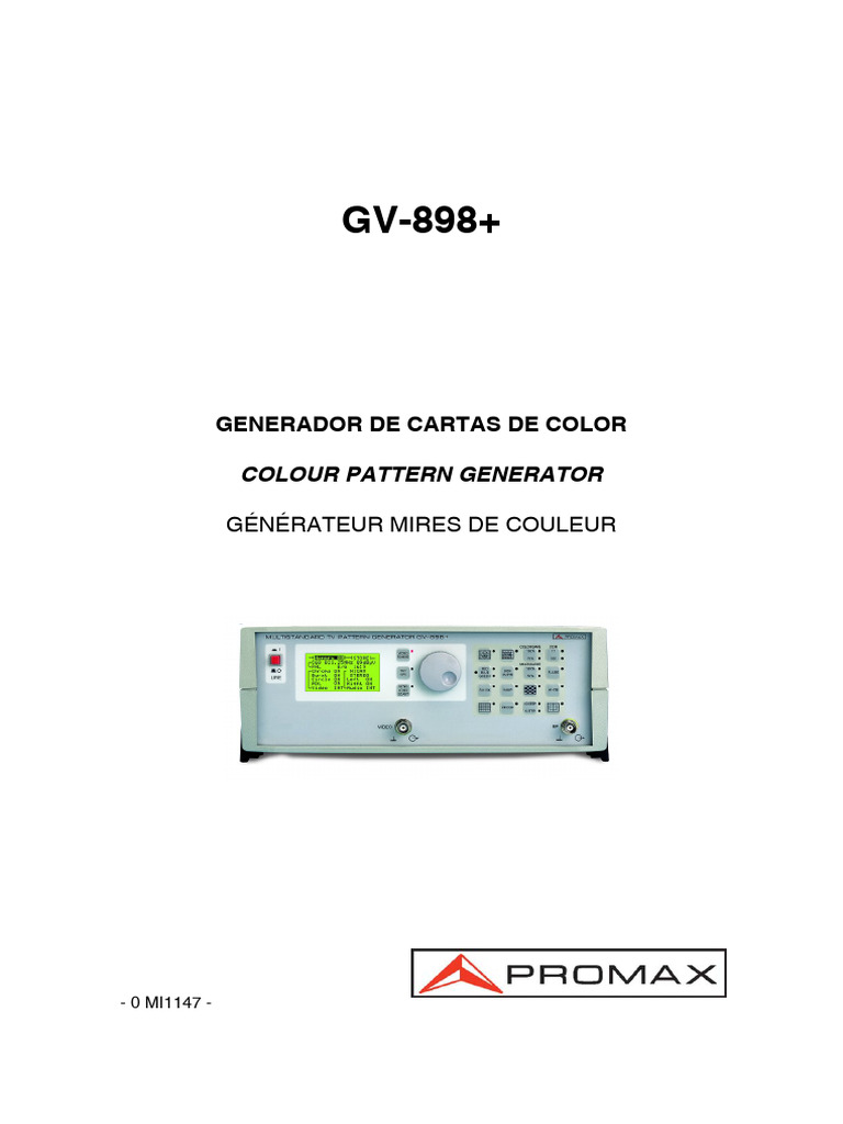 GV-898p | PDF