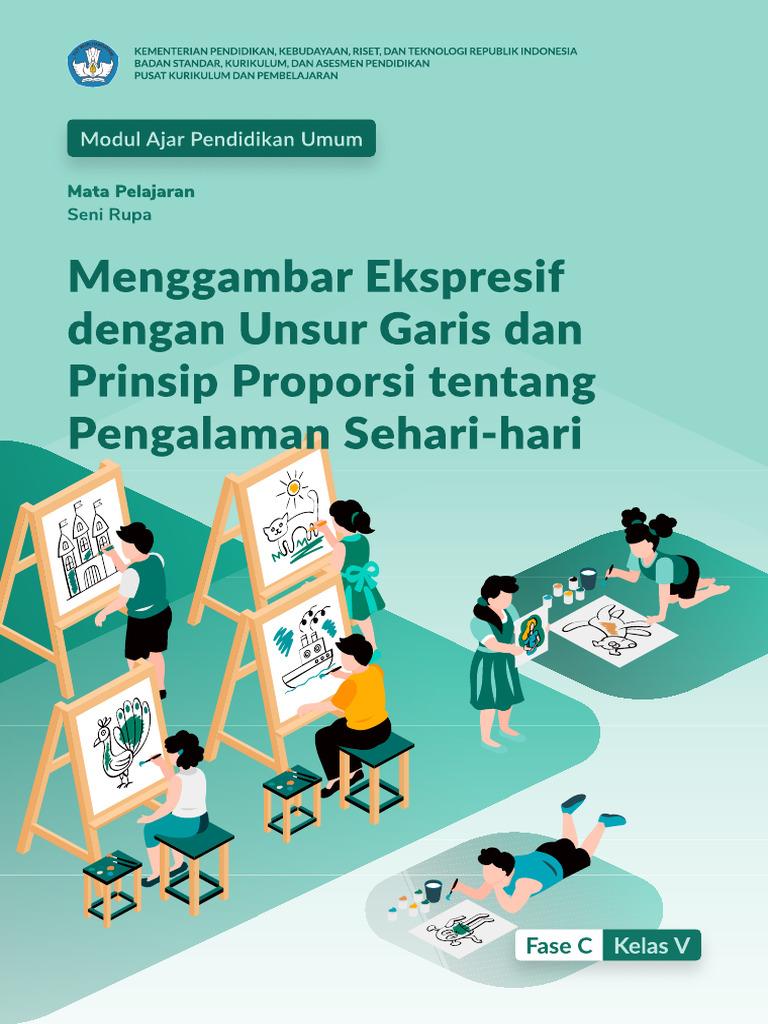 Modul Ajar Seni Rupa - Menggambar Ekspresif Dengan Unsur Garis Dan ...
