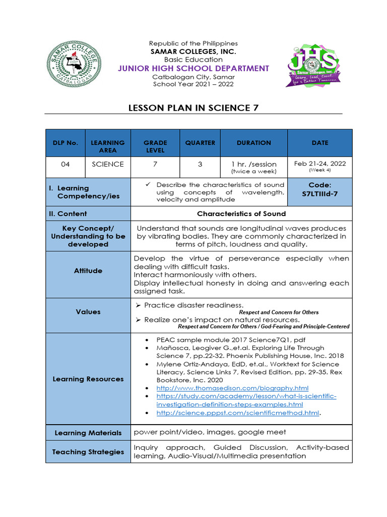LP-Science 7-Wk-4-Feb 21-24-2022 | PDF