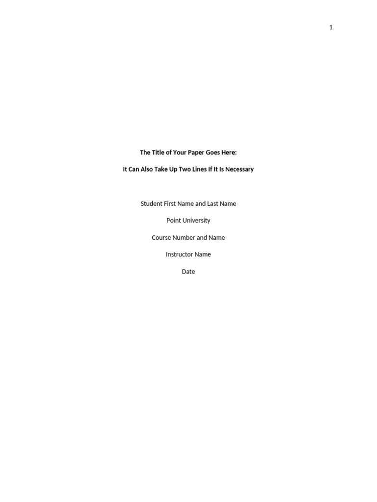 APA Style Paper Template 7E | PDF | Apa Style | Written Communication