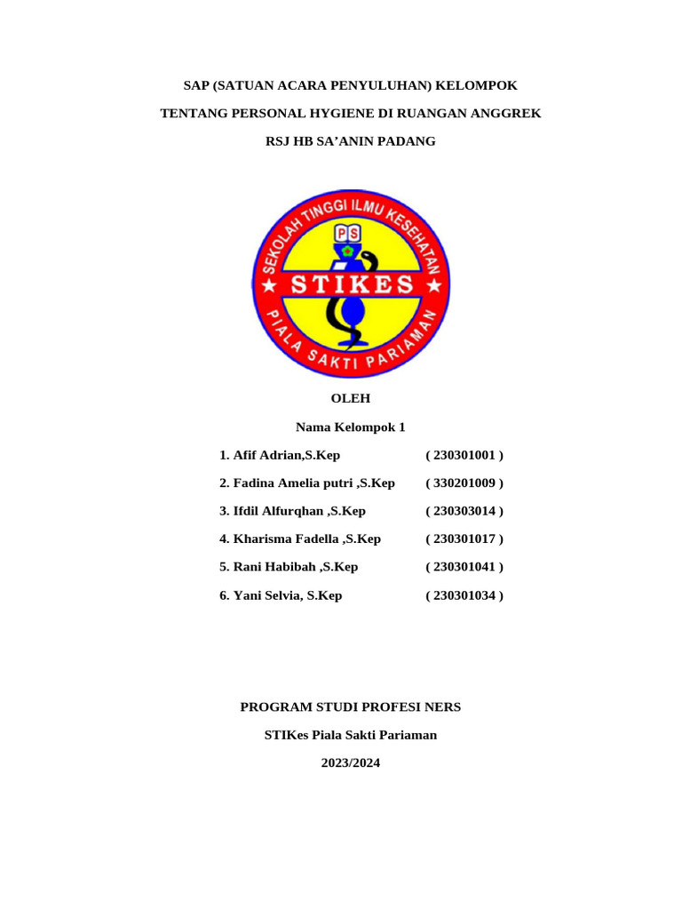 SAP 2 jiwa anggrek | PDF