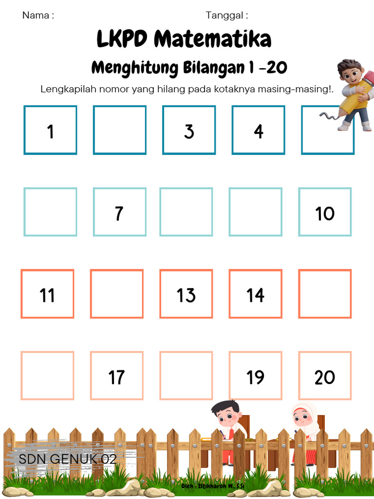 Bilangan 1-10 | PDF