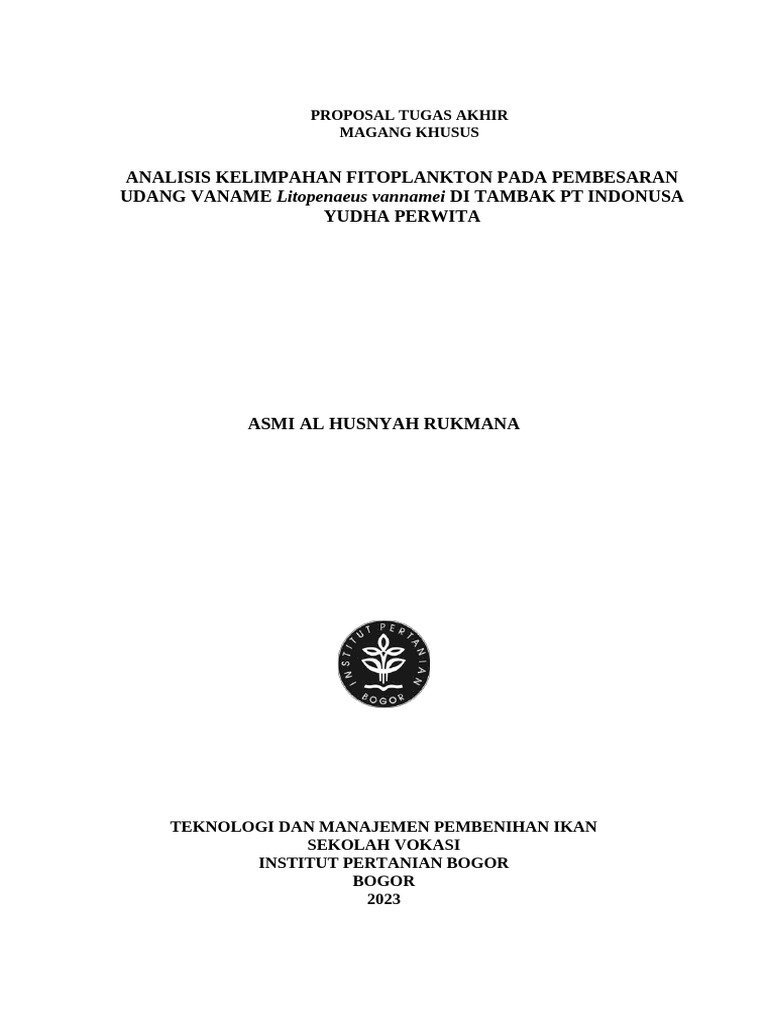 Proposal Tugas Akhir - 2 | PDF
