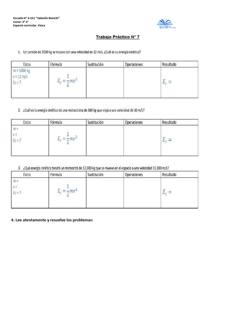 TP7 2024 Física | PDF