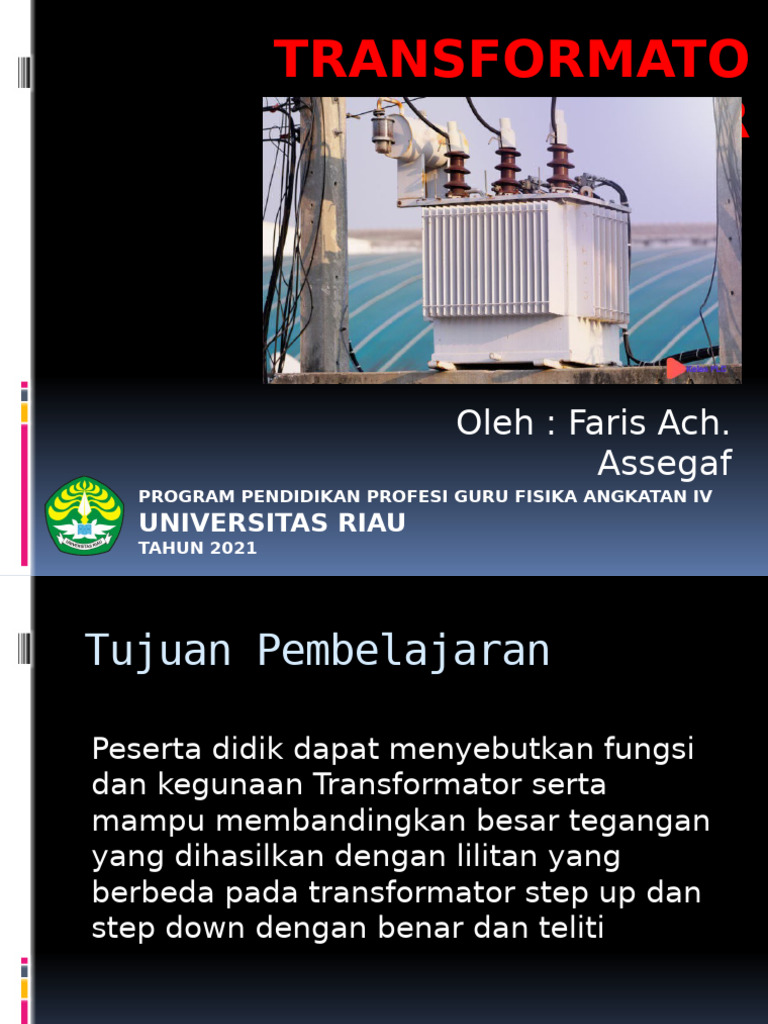 PPT Transformator FARIS A.A. | PDF