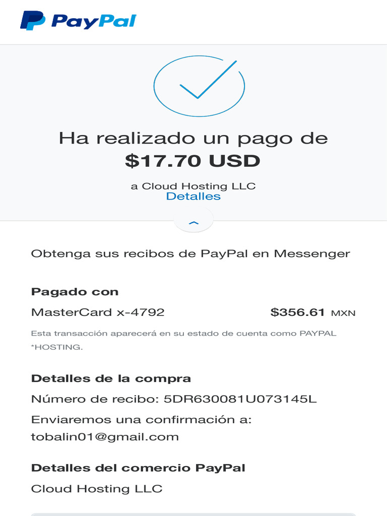 Proceso de Pago de PayPal - ¡Pago Completado! | PDF