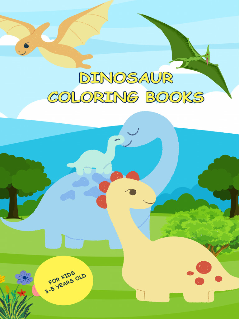 Dinosaur Coloring Books For Kids | PDF