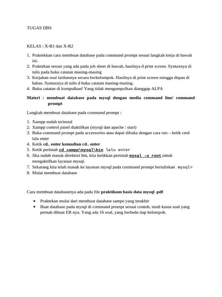 Tugas DBS | PDF